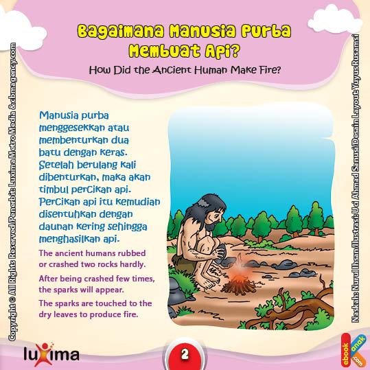 Bagaimana Cara Manusia Purba Menemukan Api? | Ebook Anak
