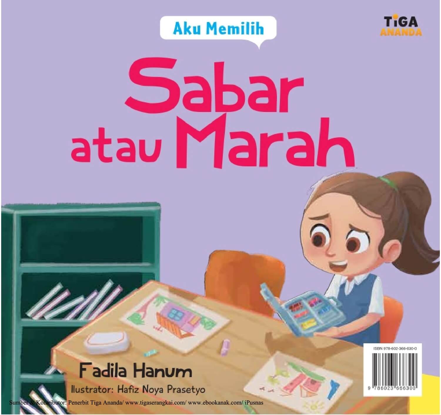 Ebook Seri Aku Memilih, Sabar atau Marah_001 | Ebook Anak