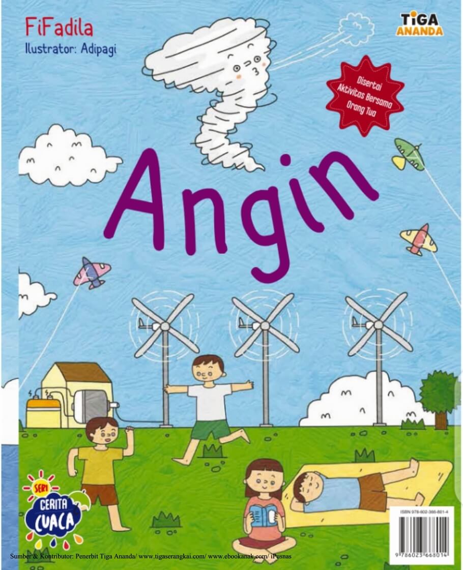 Ebook Seri Cerita Cuaca- Angin | Ebook Anak