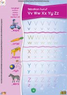 baca buku online brain games calistung18 Menebalkan Huruf VWXYZ dan ...